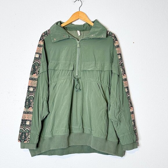 Free People | Jackets & Coats | Free People She Fly Jacket Green Fp ...